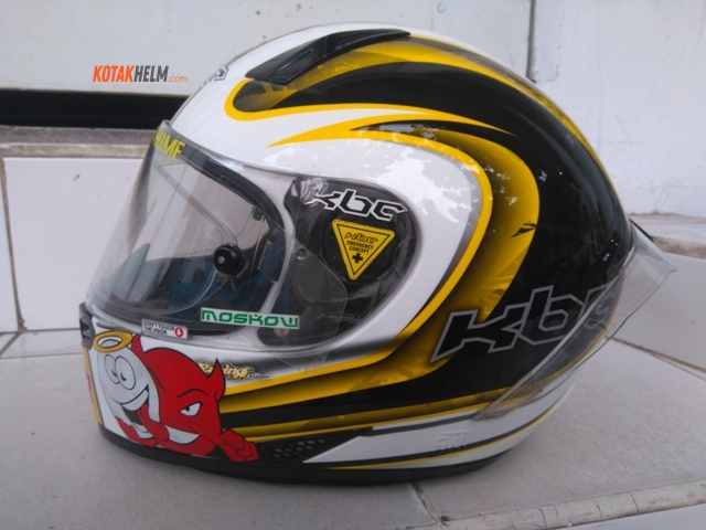 Review Helm KBC V Zero Paket Lengkap, Tear Off, Pinlock dan Spoiler