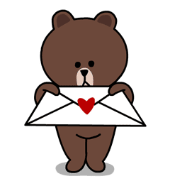 Brown & Cony | [PNG Pack] Sticker LINE Camera