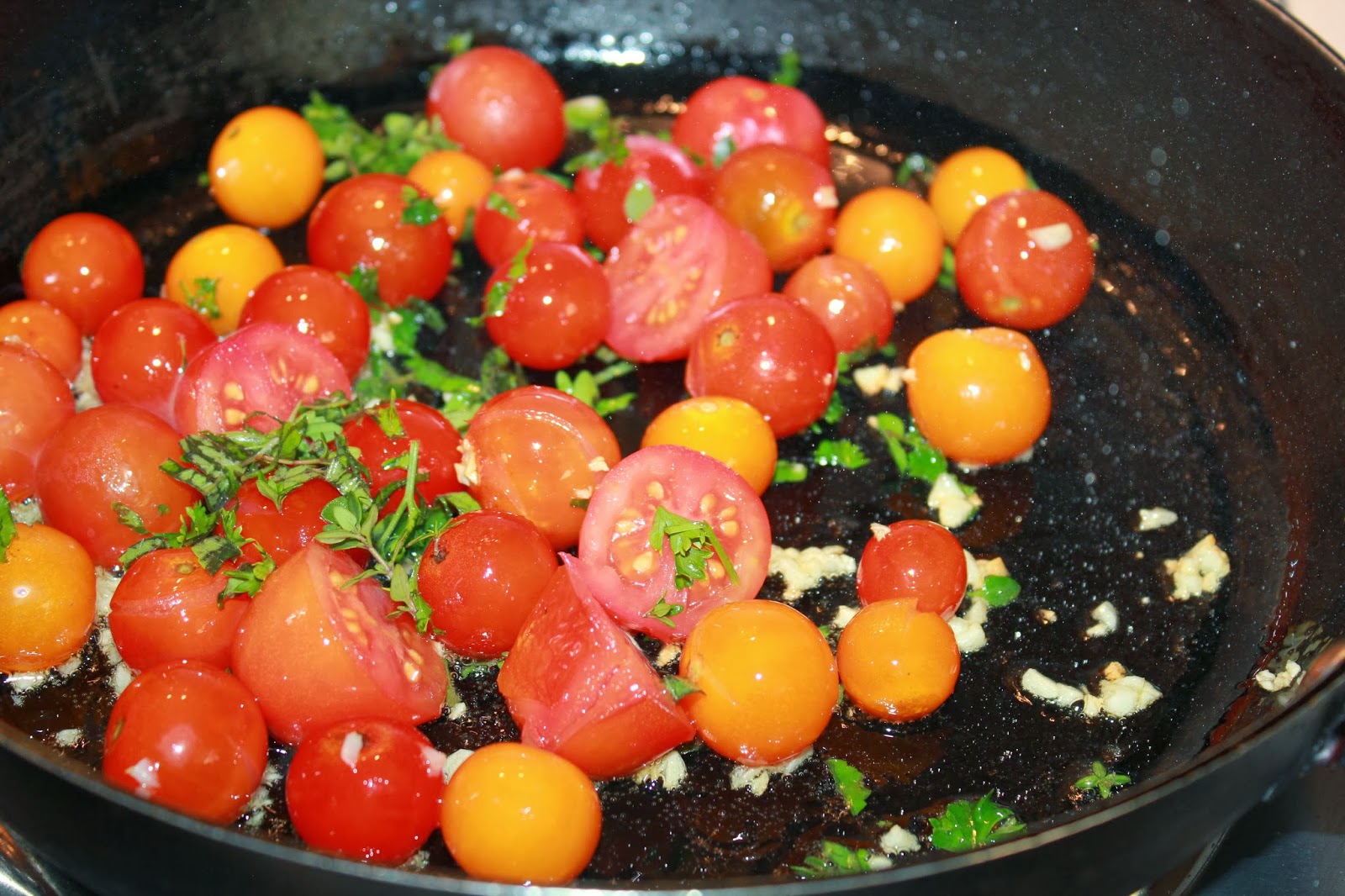 Sisters Luv 2 Cook: Sauteed Cherry Tomatoes