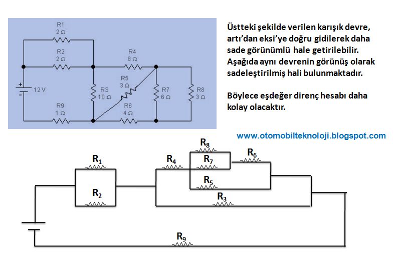 Seri Paralel ve Karışık Elektrik Devre Özellikleri