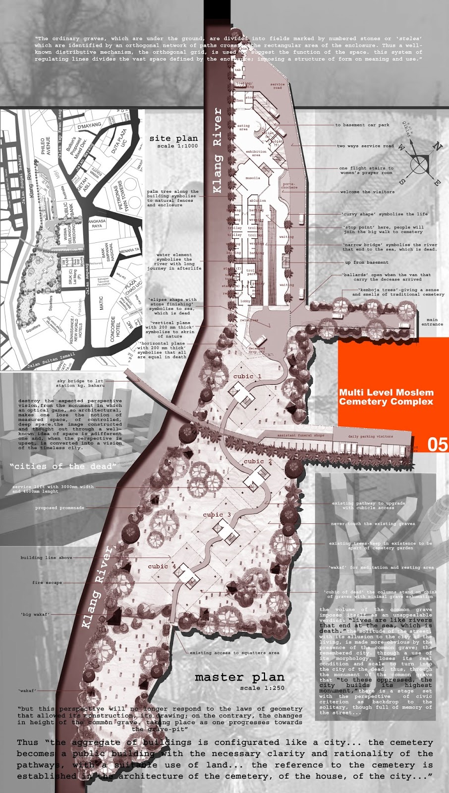 Architecture of Death (Multi Level Muslim Cemetery) - Semester 2