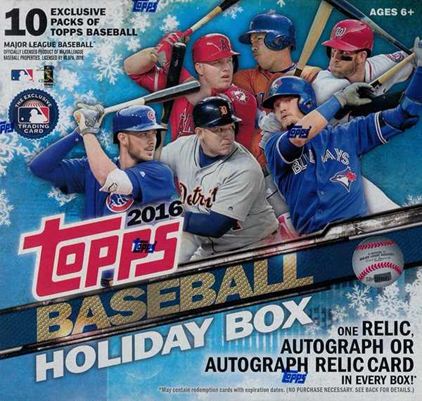 Dodgers Blue Heaven: 2016 Topps Holiday Baseball Box - All the Dodgers ...