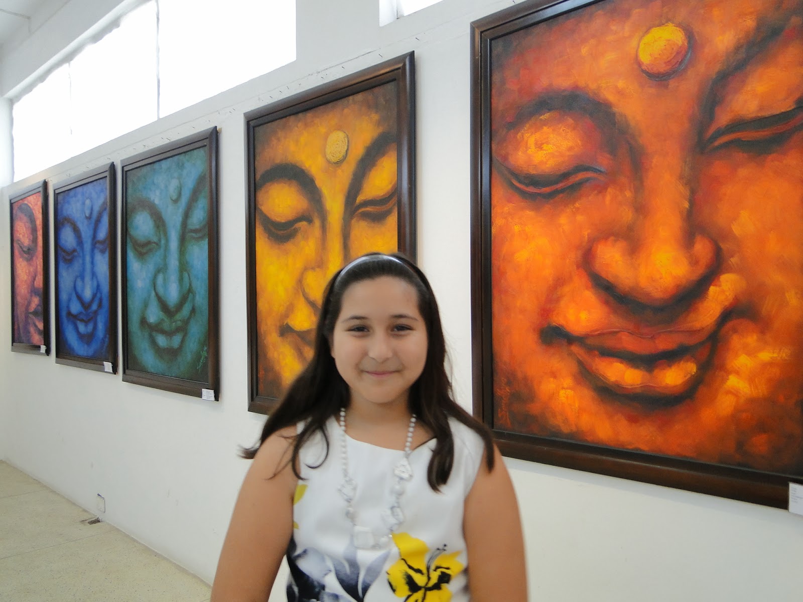 SANDHYA REGMI'S 7th SOLO PAINTING EXHIBITION ENTITLED "FACES OF BUDDHA"