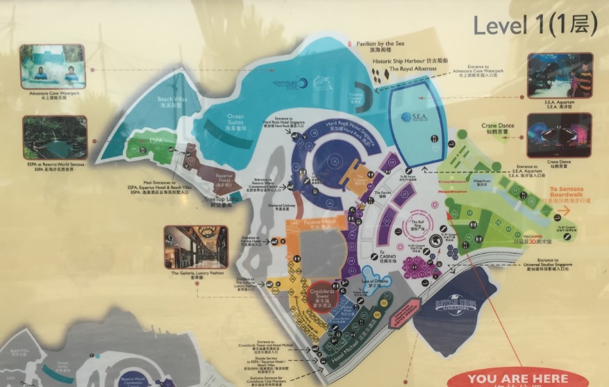 Observe the world: Resort World Sentosa RWS Equarius Hotel