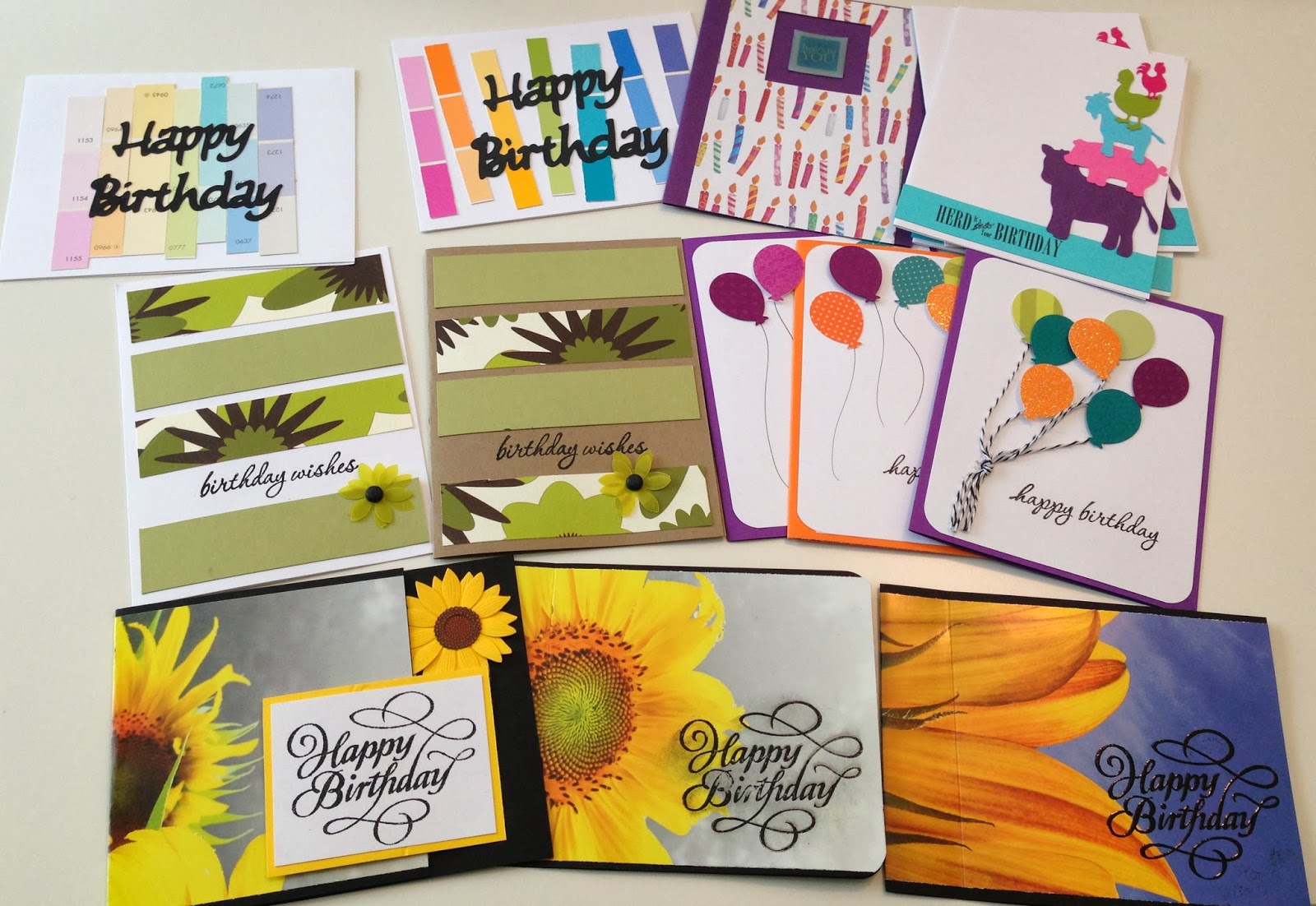 Our Hobby House: Box of Homemade Cards Gift