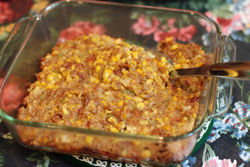 Bruce's Kitchen: Corn and Bacon Stuffing