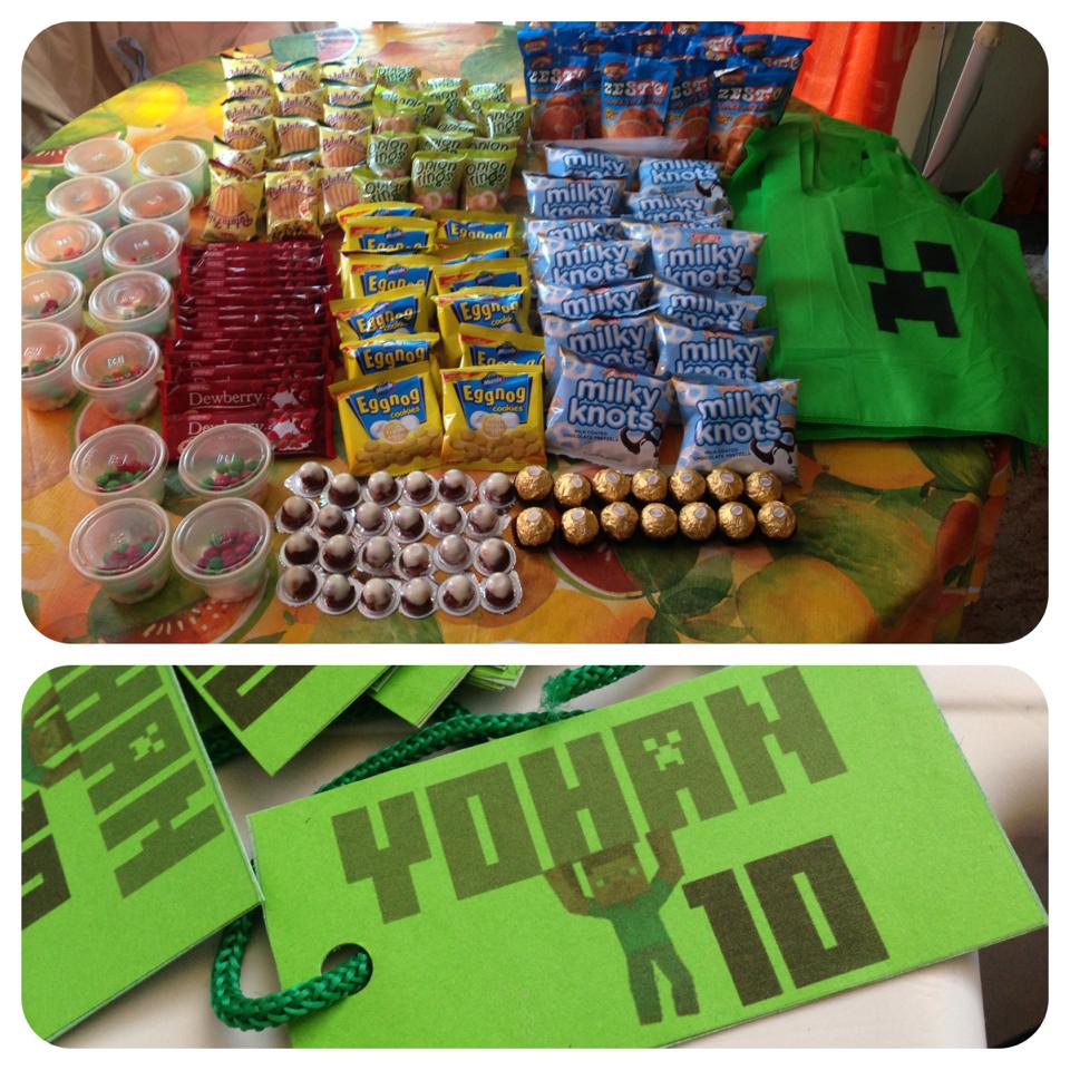 Minecraft Birthday Snack Ideas at Porter Loyd blog
