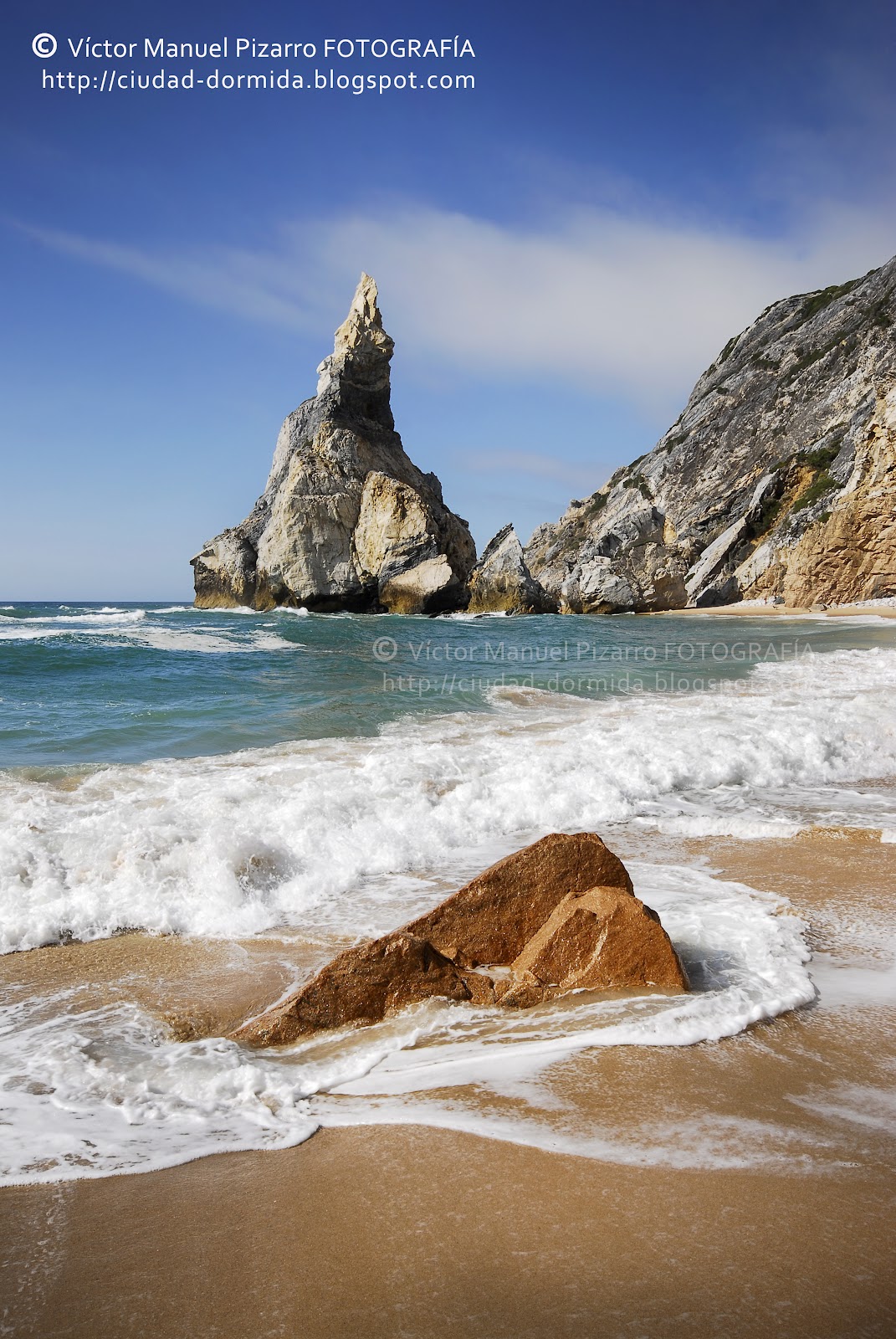Ciudad-dormida: Playa de Ursa, la playa de los osos de piedra. Cabo da ...