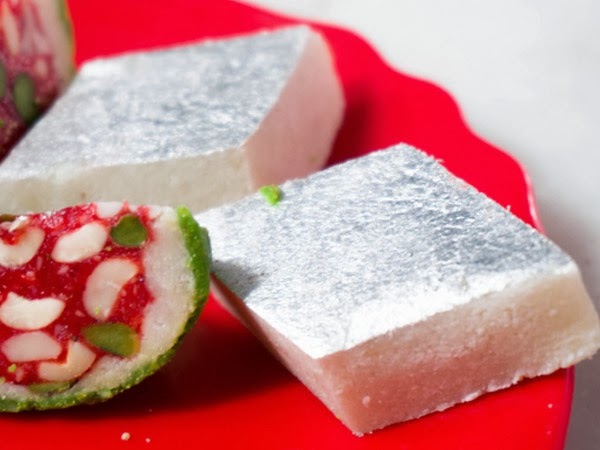 Delicious Food Photos: Kaju Katli Mithai