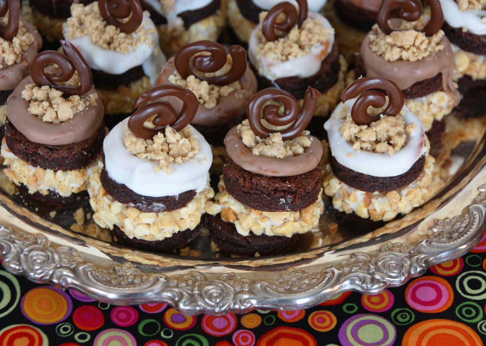 Sprinkle Charms: Buckeye Brownie Towers