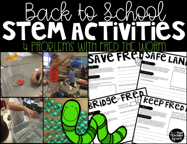 Back to School STEM with Fred the Worm Extension Activities | All About ...