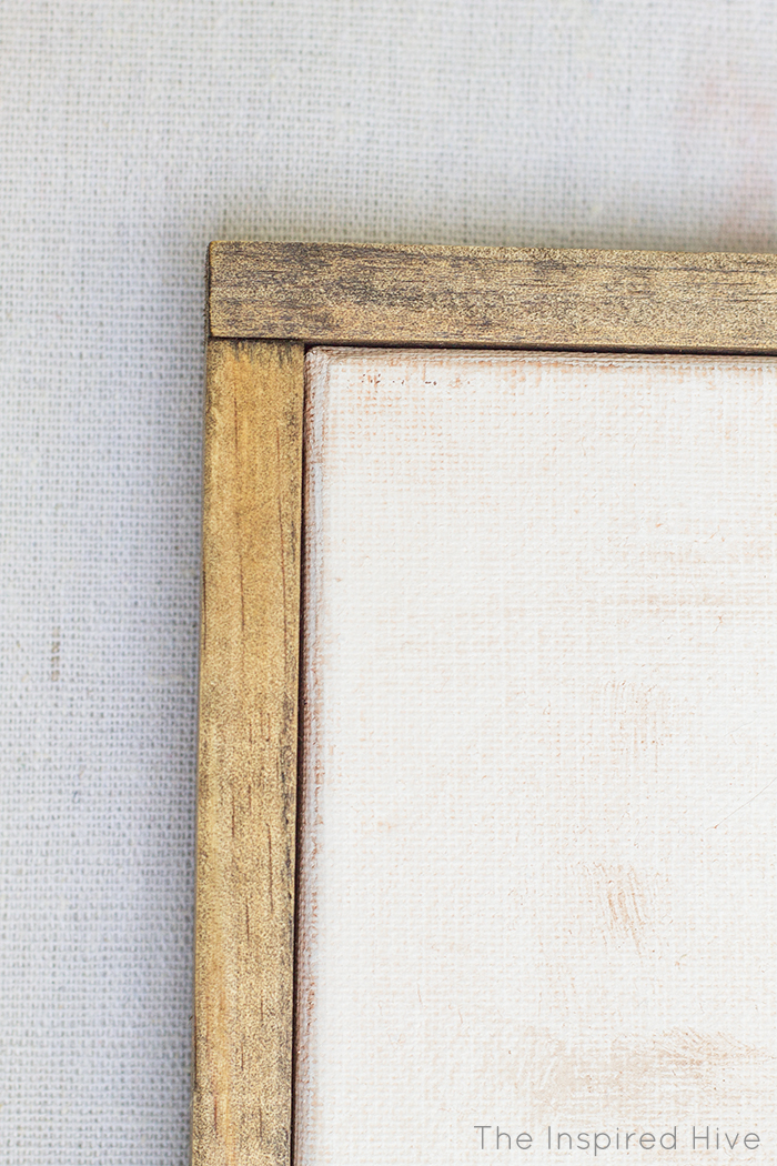 DIY Rustic Laundry Room Canvas | The Inspired Hive