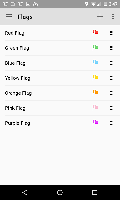 Flags added to MyLifeOrganized on Android - MyLifeOrganized Blog
