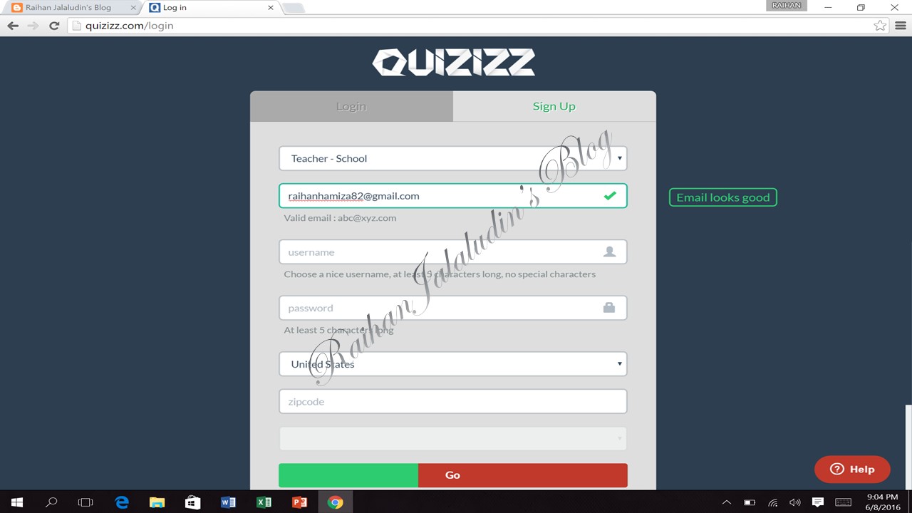 Quizizz Login