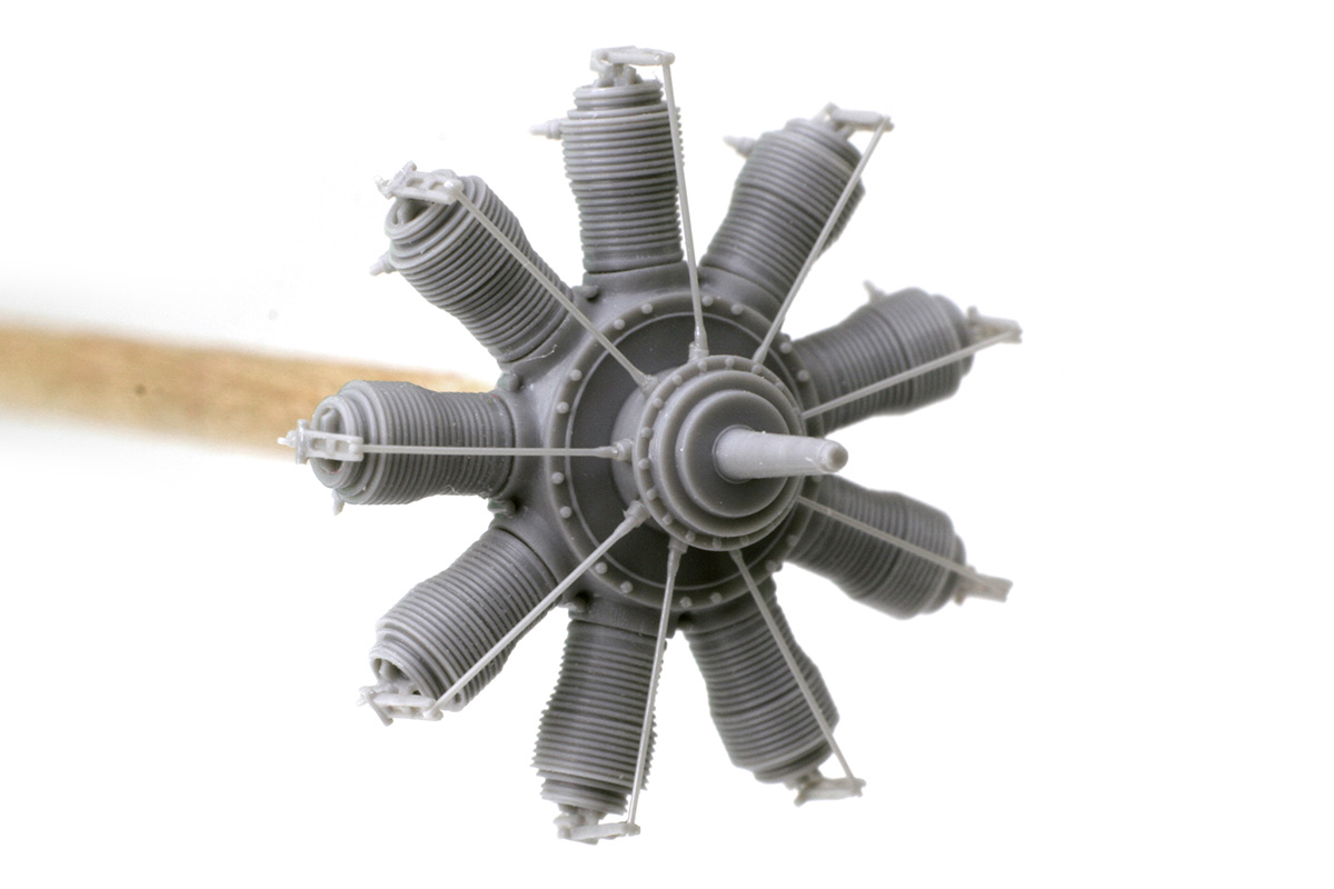 Small Stuff Models: 72105 1/72 Oberursel U.I (100 hp) Engine