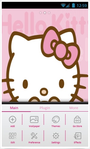 100% Celulares: Tema Hello Kitty para Samsung Galaxy Y