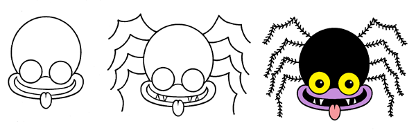 DRAWURSELF: HOW TO DRAW A SPIDER