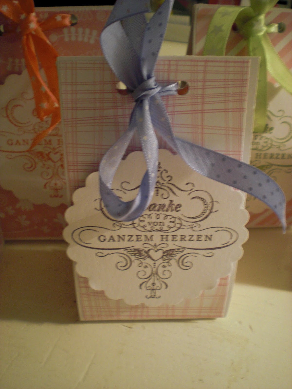 Ein Dankeschön mit Merci und Tee - Tutorial