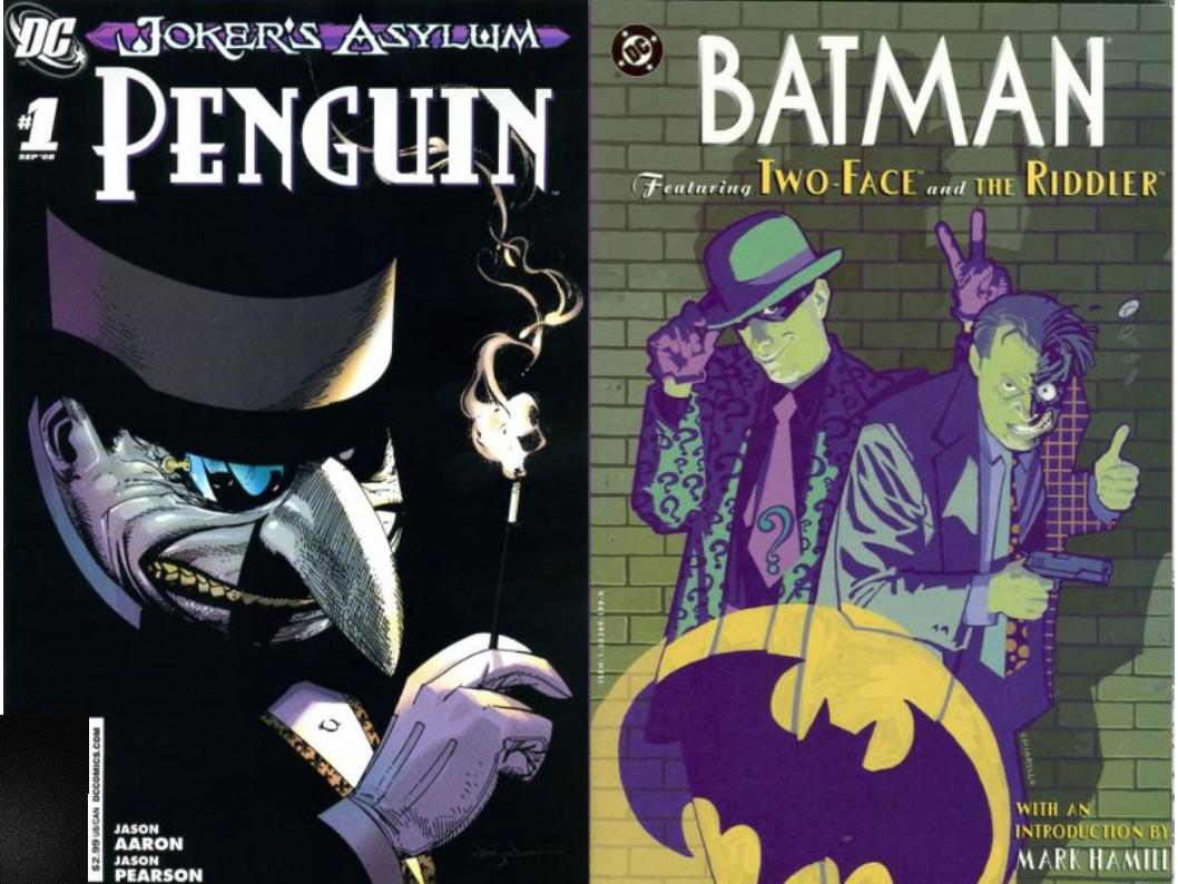 Dave's Comic Heroes Blog: Gotham Guide with Penguin, Riddler and Two-Face