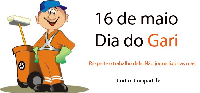 New Cultura, VEDEC: Dia do Gari. Day of the Gari.