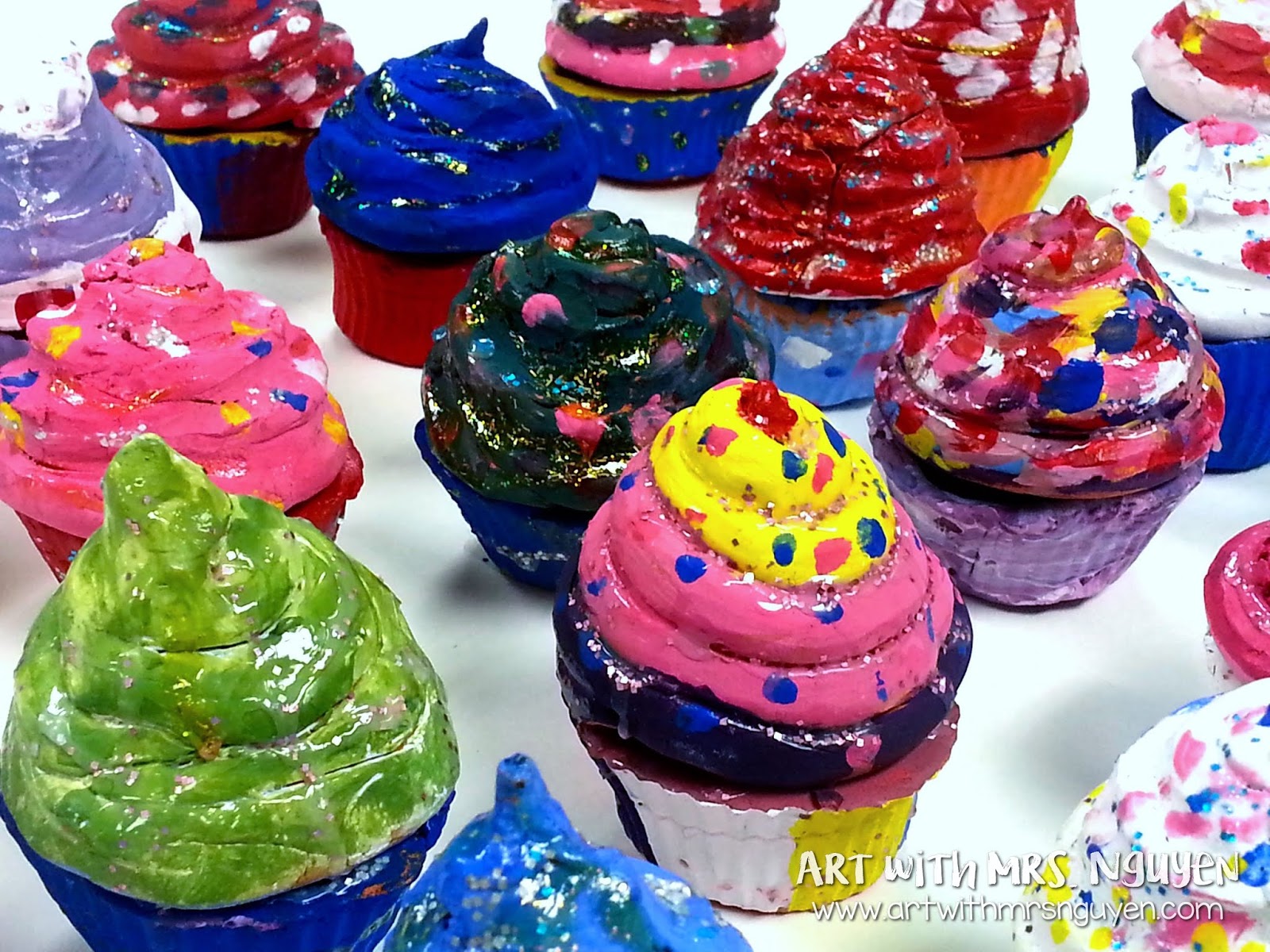 Clay Cupcakes (5th) | Art with Mrs. Nguyen