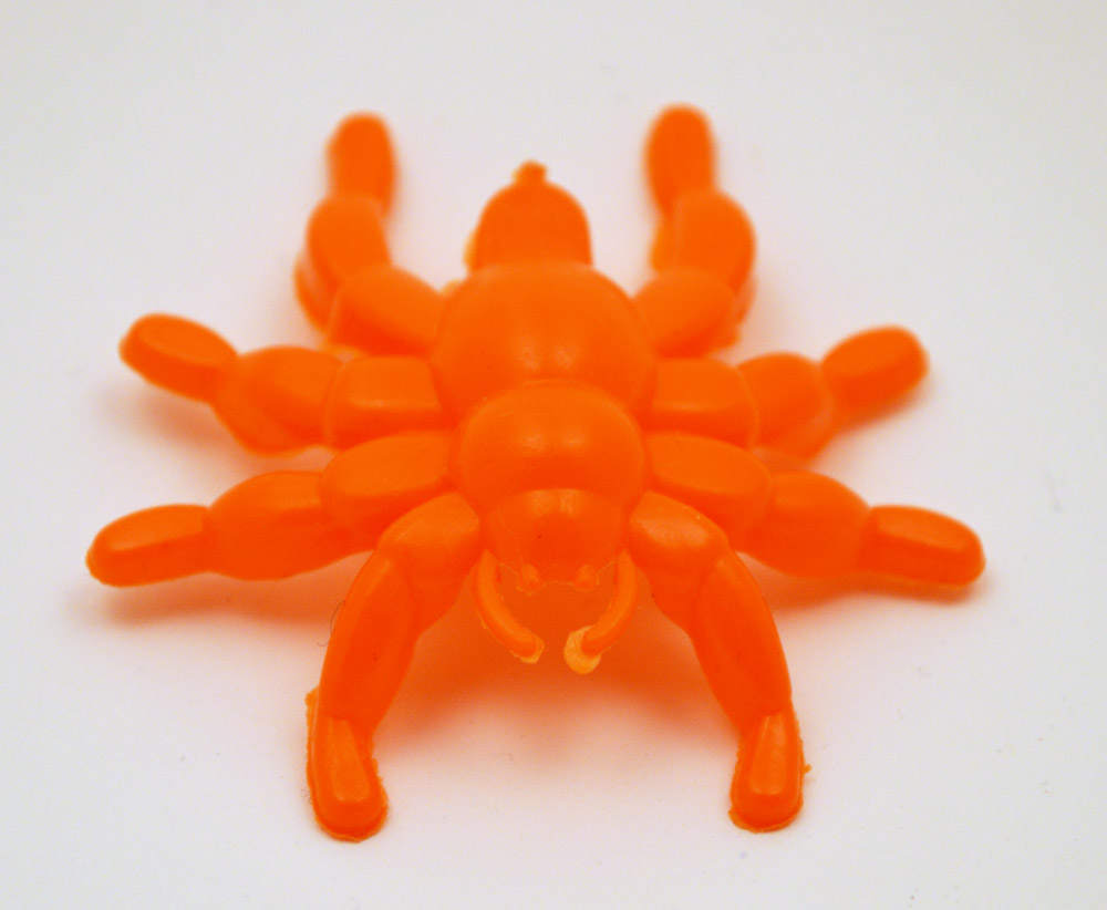 Things of Plastic: Neon Orange Spider