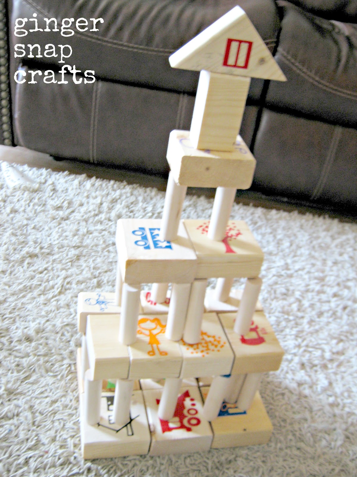 DIY {cute & easy} blocks {tutorial}