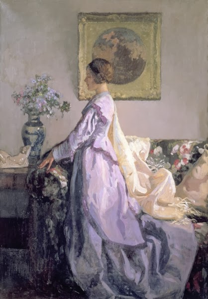 British Art: James Durden, The purple dress