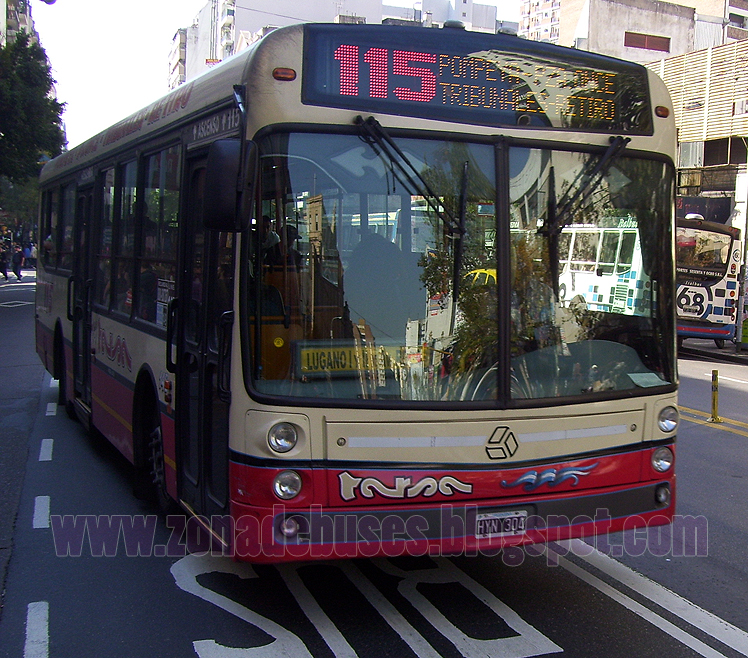 Colectibus - Zona de Buses: LINEA 115