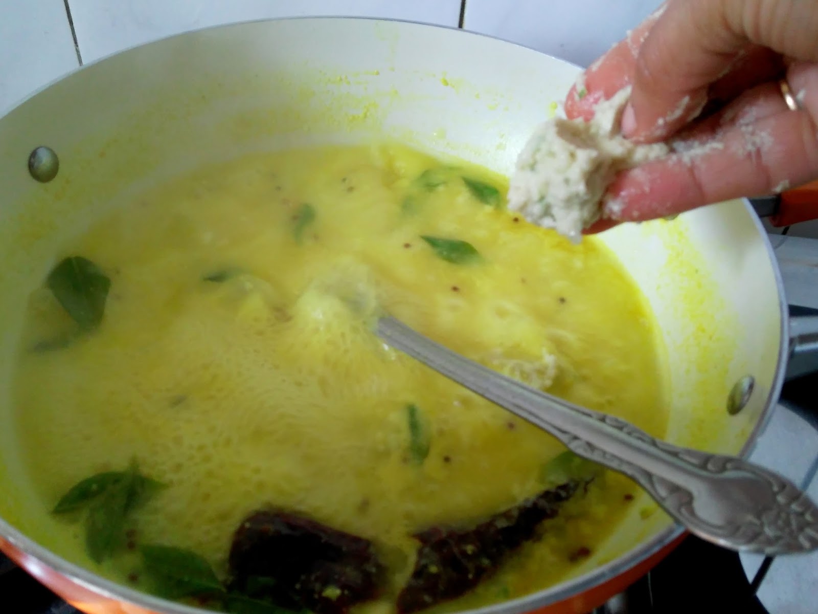 Annapurna: Dubki Kadhi Recipe - Chattisgarh Cuisine