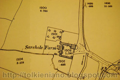 Tolkien collection: Sarehole Mill in una mappa di Green Hall del 1903