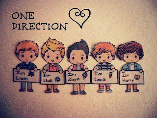 one direction cartoon