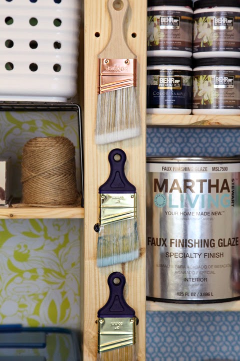 IHeart Organizing: Our Storage Spaces: Storage Room Paint Organization