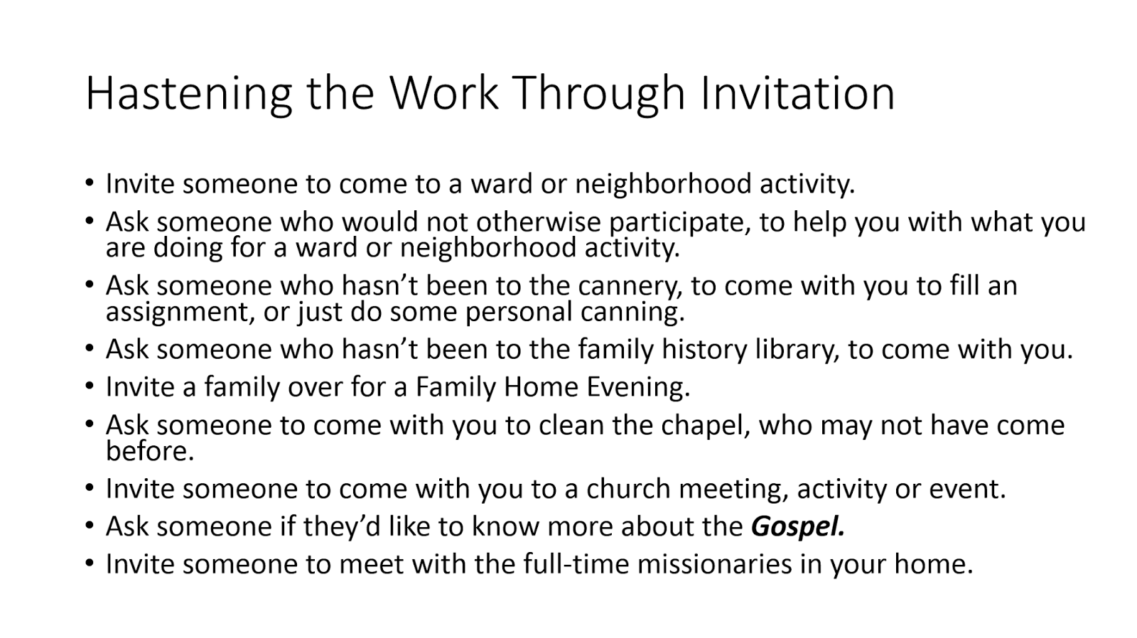 Autumn Hills Ward Mission Plan: How to Create a Family Missionary Plan