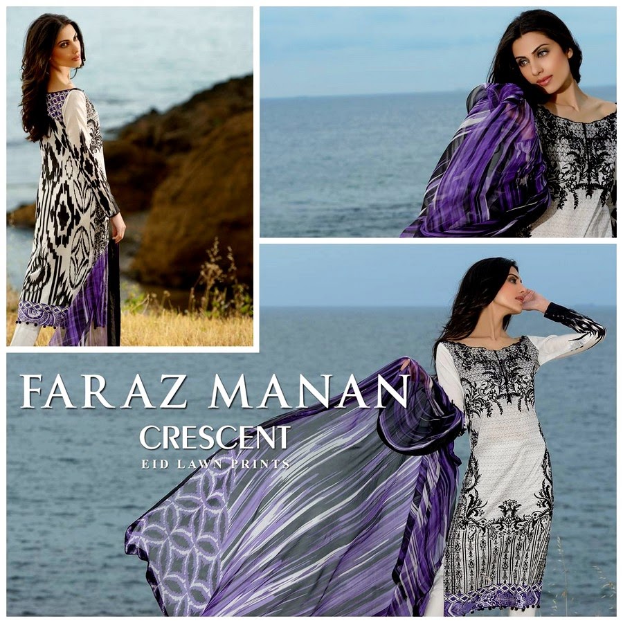 Crescent - Faraz Manan Eid Lawn Collection 2014-2015 ~ She9 | Change ...