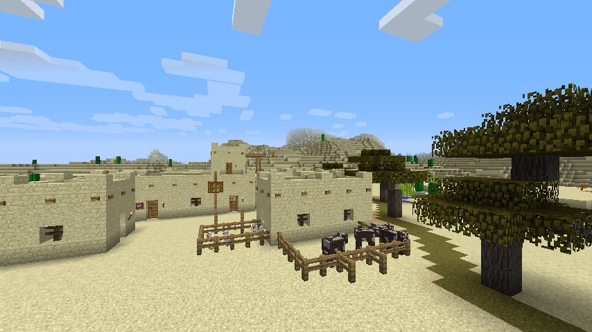 Mini Tutorial Minecraft : Pueblo en el desierto