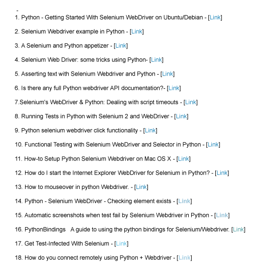 Free Selenium Training And Knowledge Base