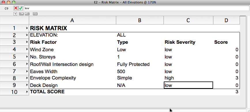 H1 House Insulation and E2 Risk Matrix in Vectorworks – Archoncad.com ...