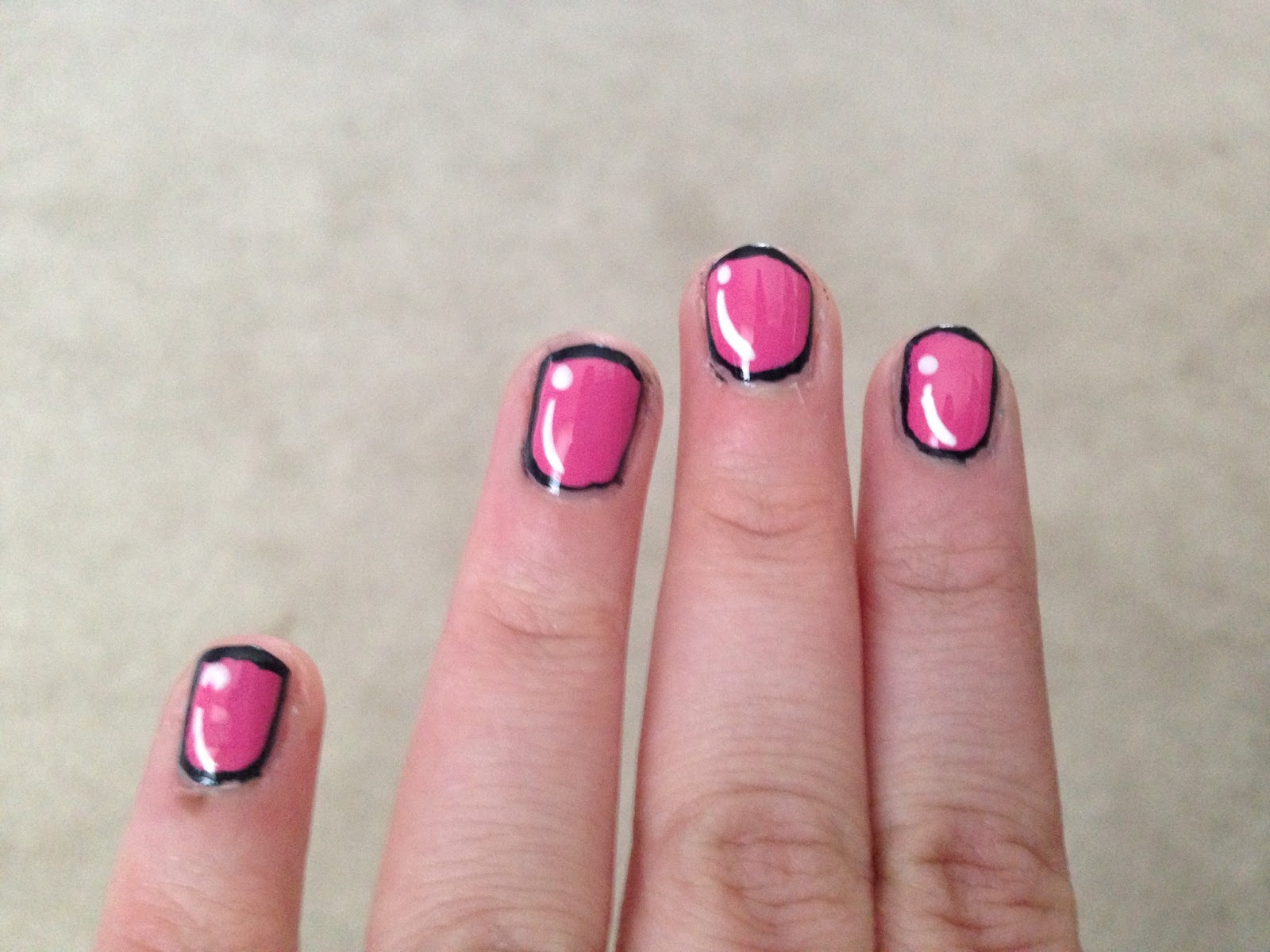 Nail Diary: Animated Cartoon Nails