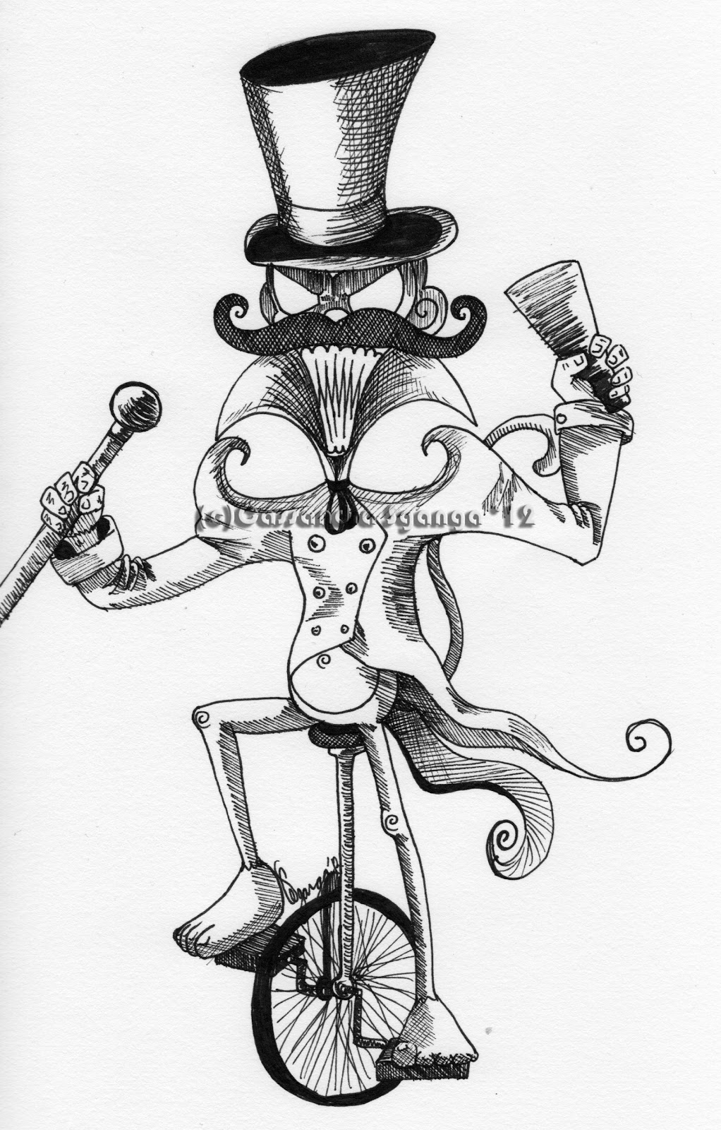 Kass's Art Emporium: Ringmaster; Monkey Day 3