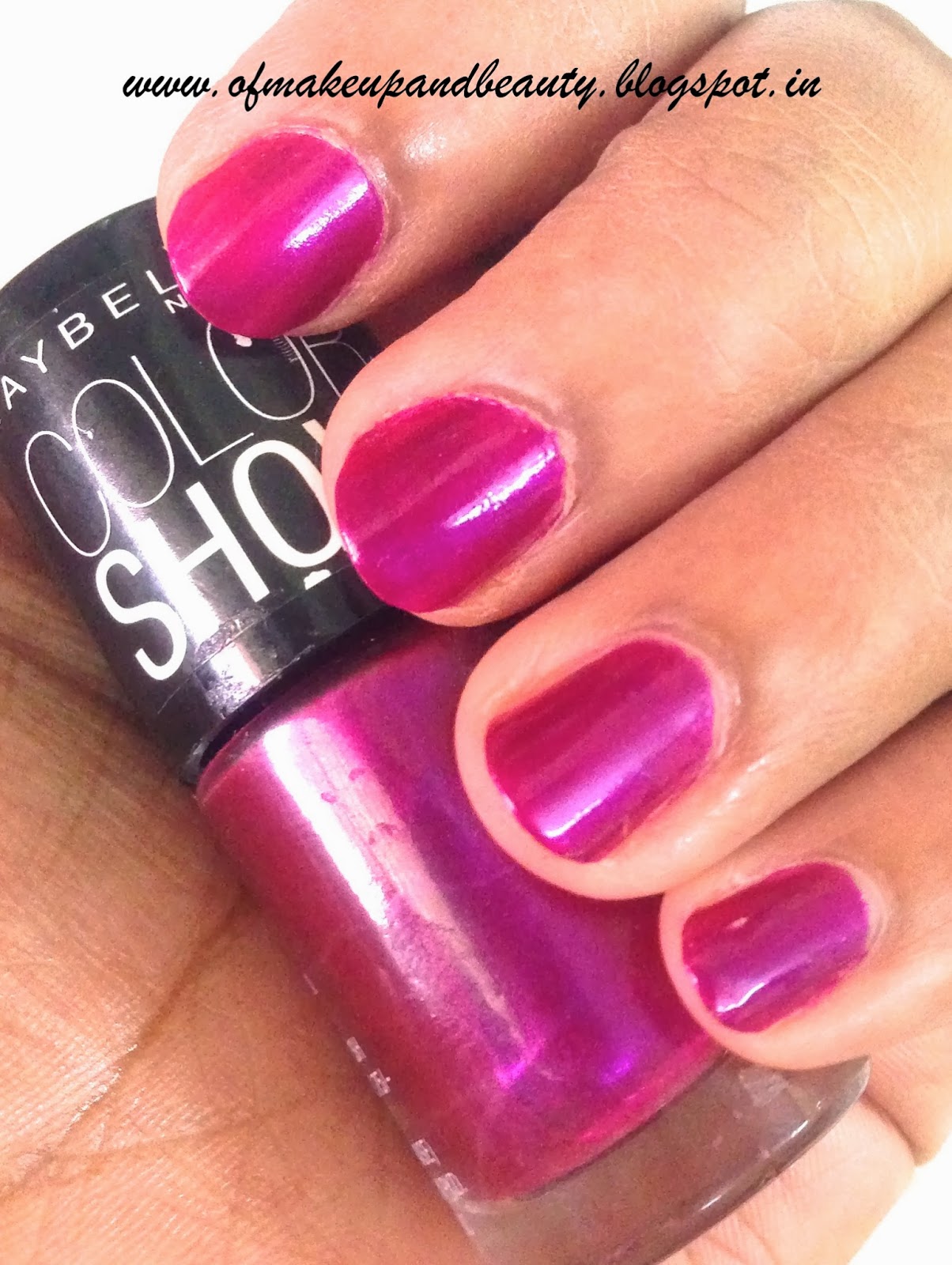 Maybelline Color Show Nail Polish - Berry Sexy !! Review and NOTD