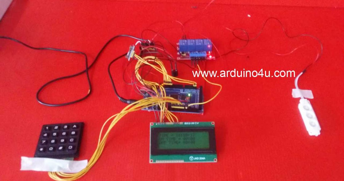 Projek Elektronik Arduino4u.com: 119-Alarm Clock