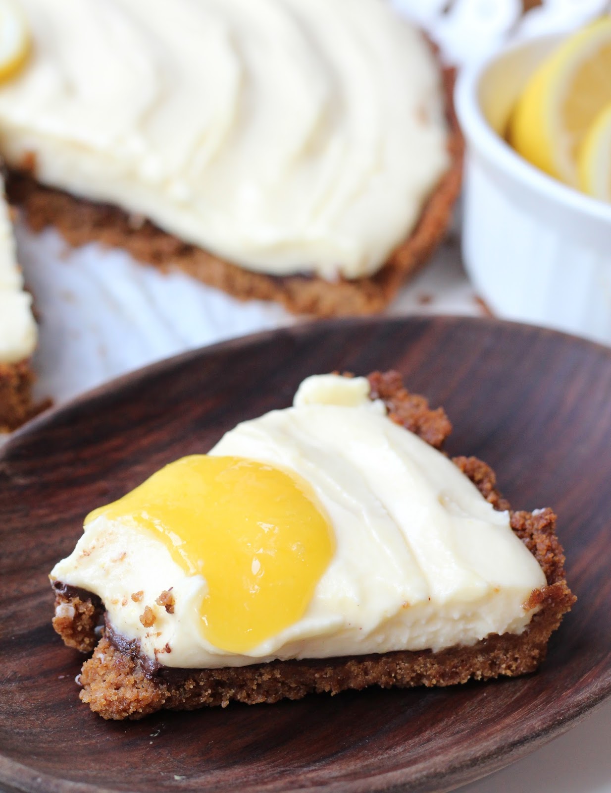 Honey Bee Sweets: Ginger Tart with Lemon Mascarpone Cheese Tart