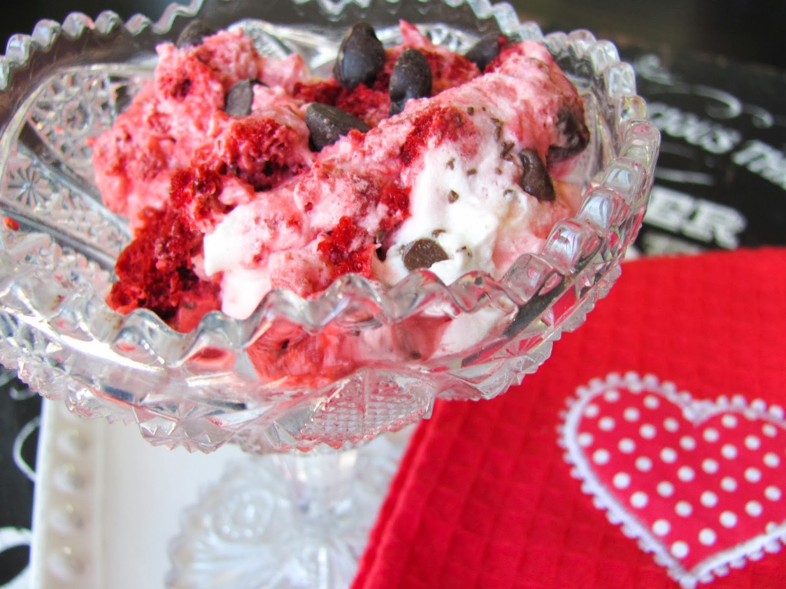 With Blonde Ambition: Red Velvet Cheesecake Mousse