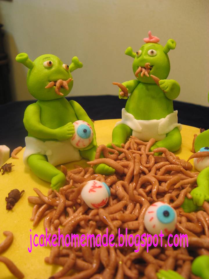 Jcakehomemade: Shrek birthday cake