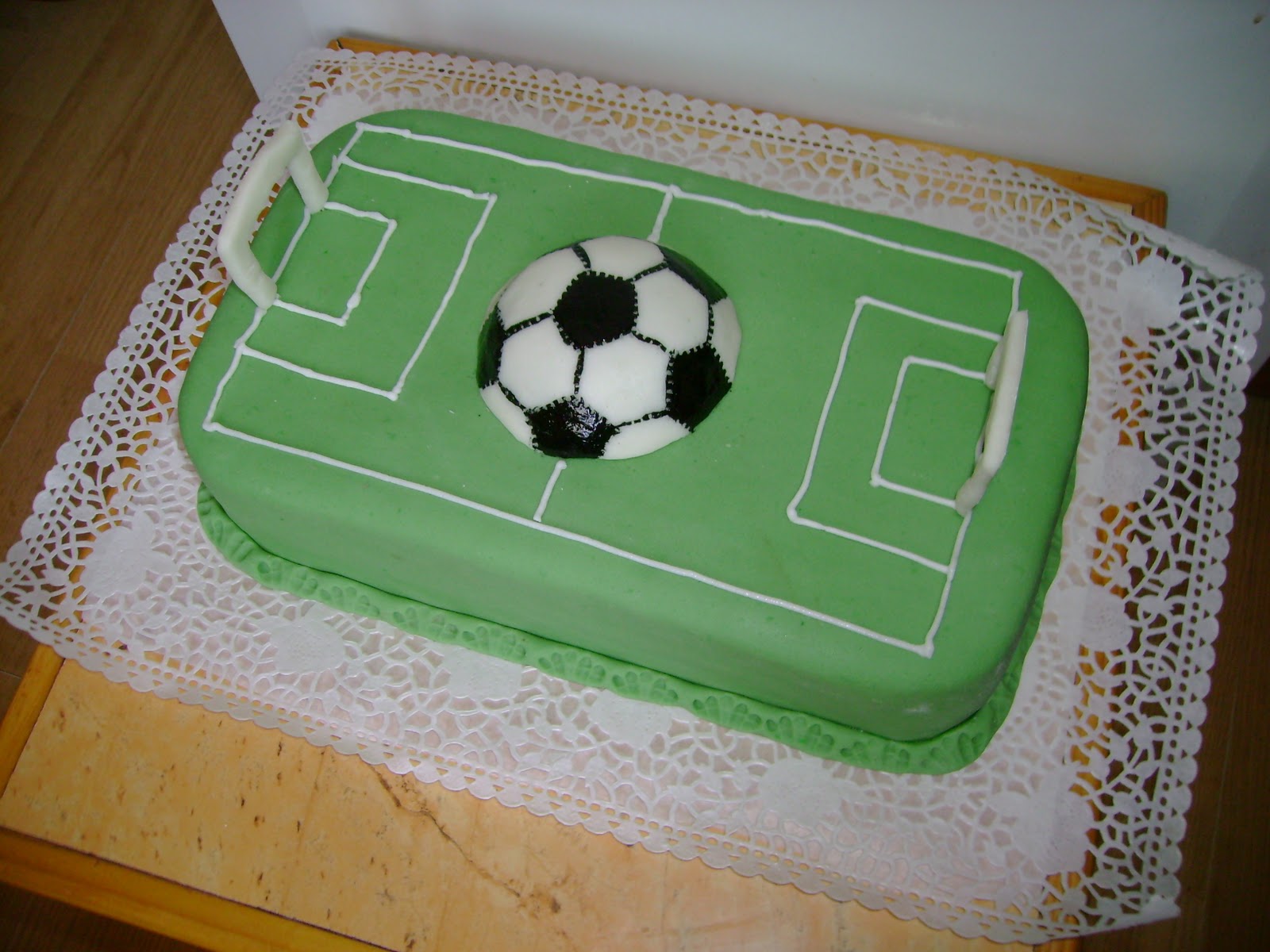 Judit tortácskái: Focipálya torta