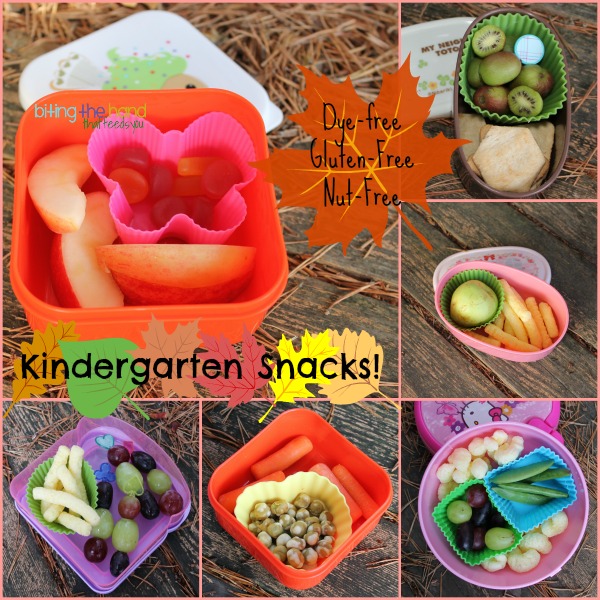 Biting The Hand That Feeds You: September Snacks for Kindergarten!
