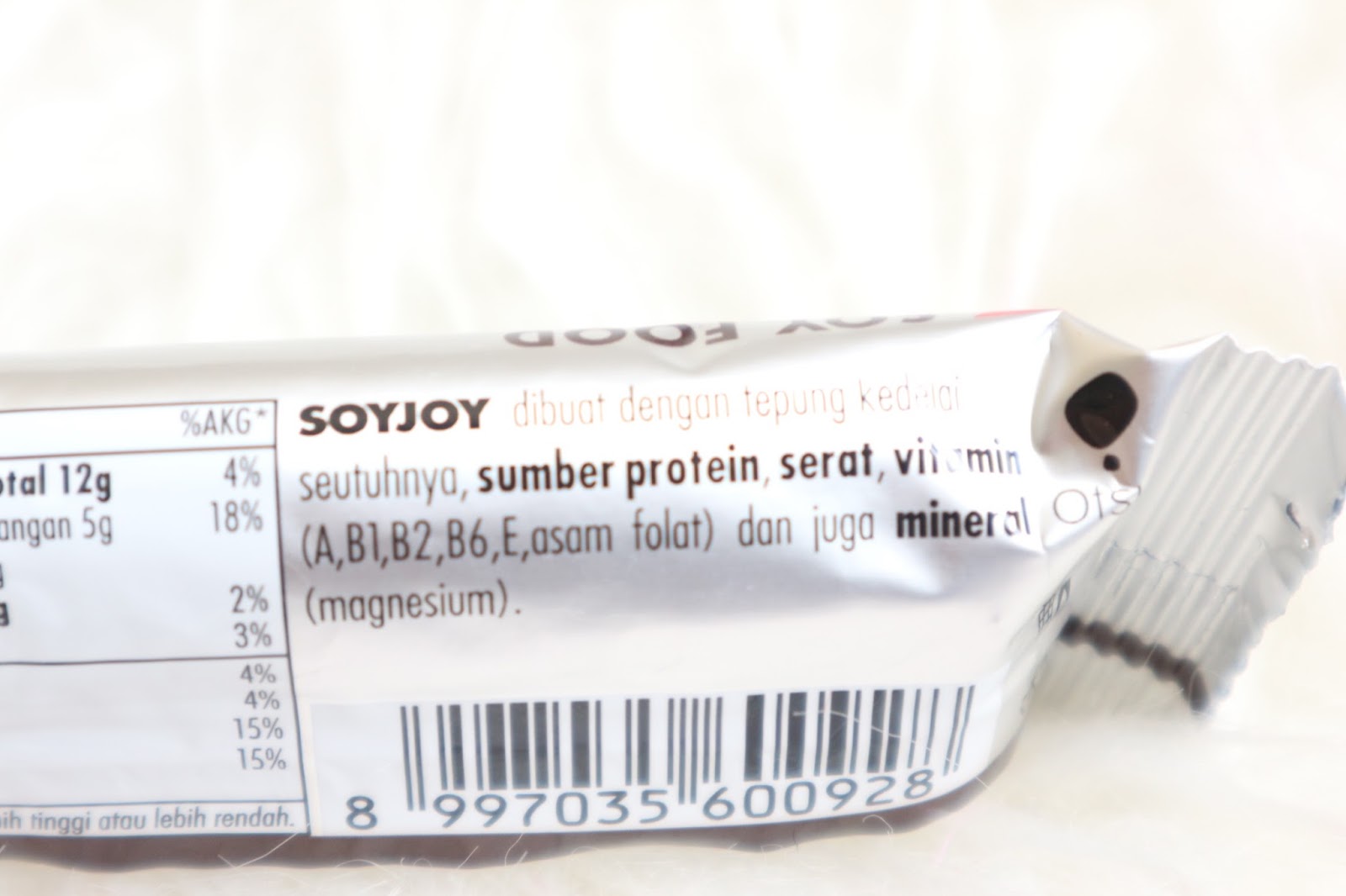 Soyjoy Bar Barcode