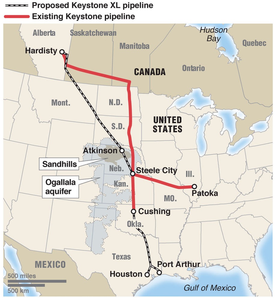 Ogallala Aquifer And Keystone Pipeline