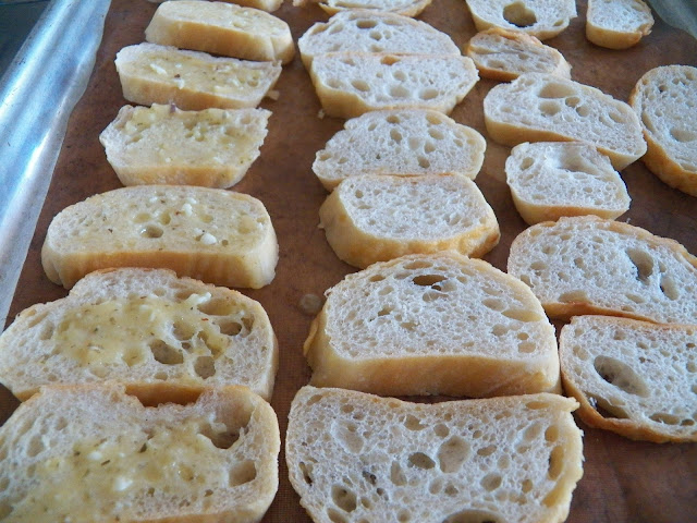 Garlic Bread Spread for Romano Crisps - Sid's Sea Palm Cooking